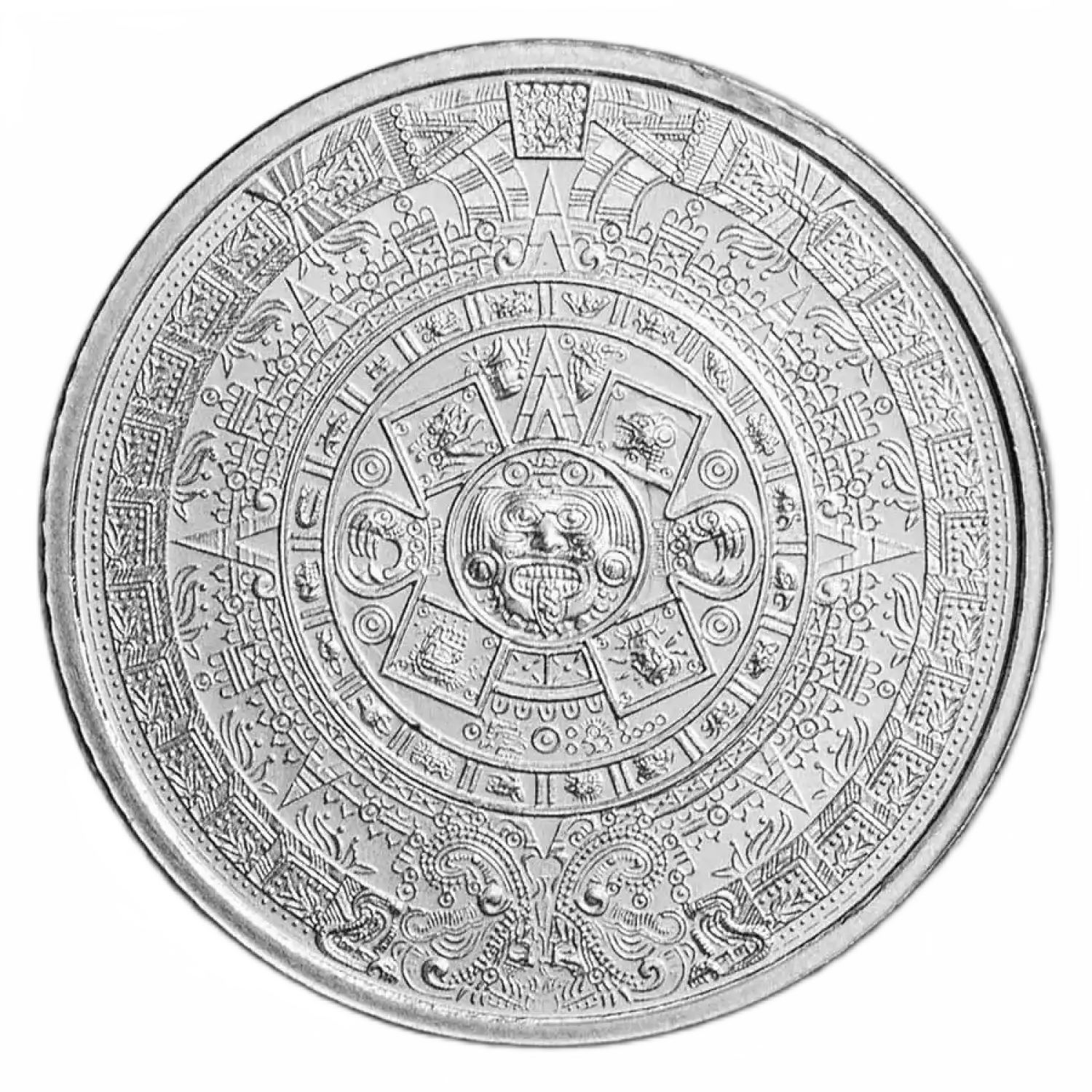 1/10 oz Silver Round - Aztec Calendar - Coin Connection